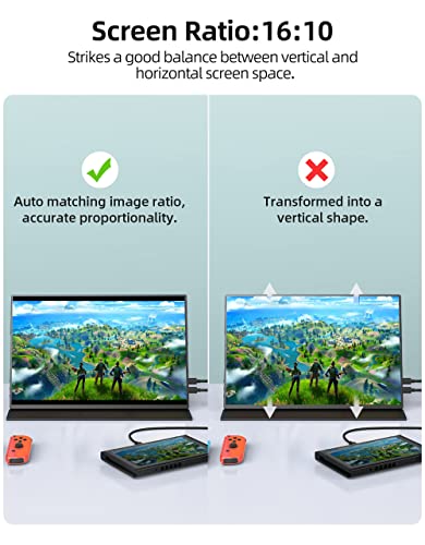 EVICIV Portable Monitor, 16 Inch 2K Gaming Monitor, 2560 * 1600 ...